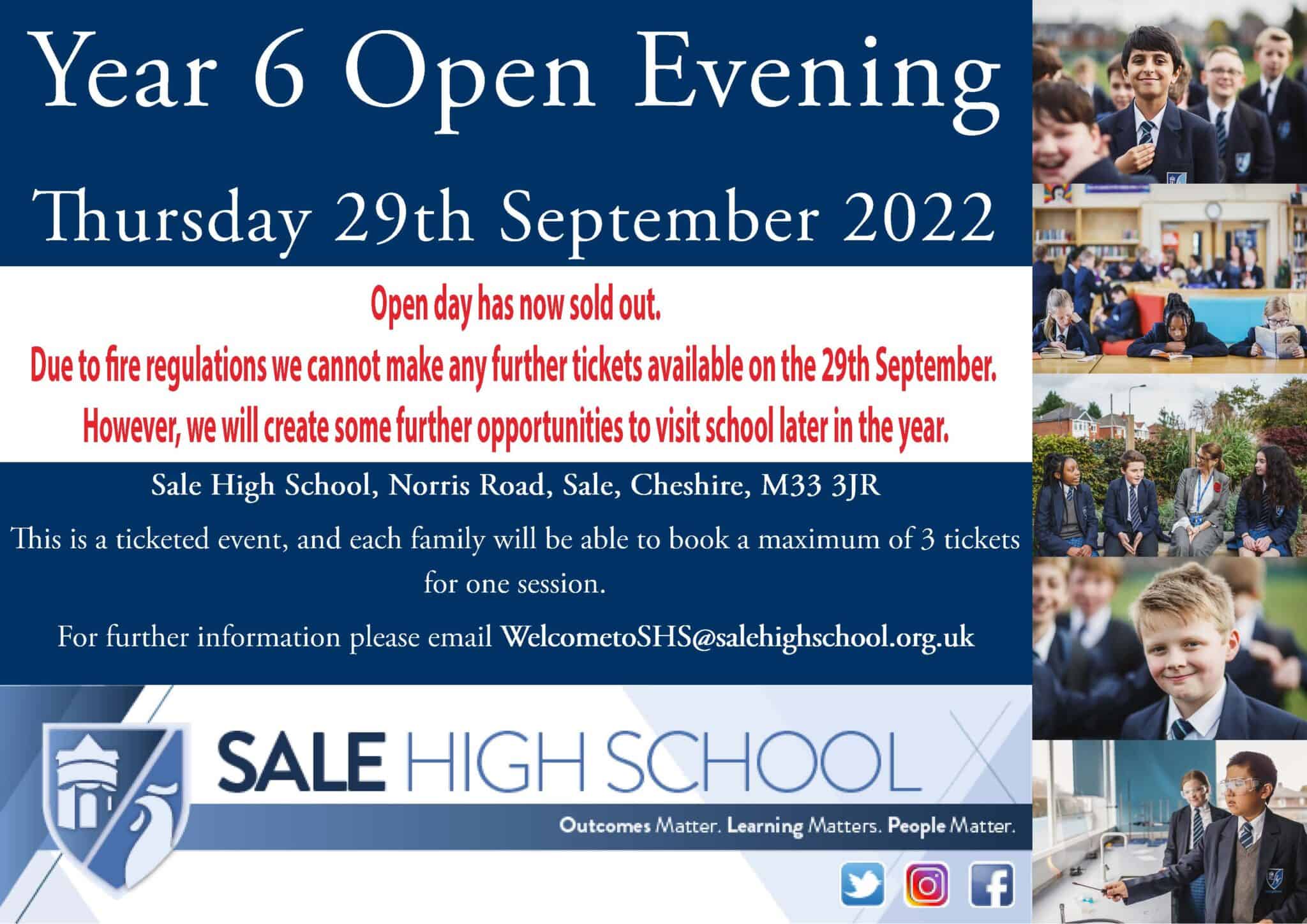 Open Evenings - Sale High School