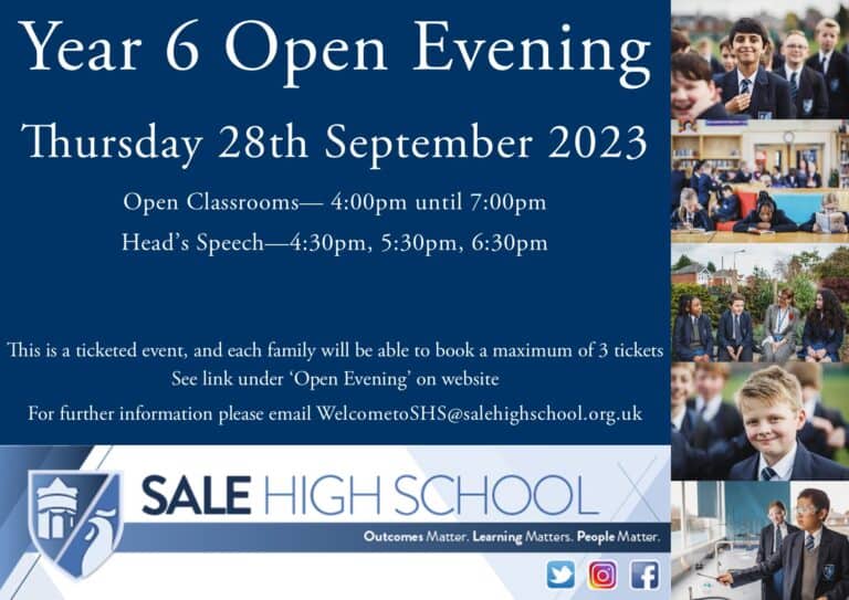 Open Evenings - Sale High School